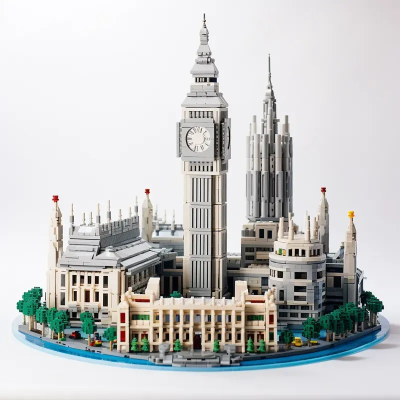 Lego Landmarks Midjourney Prompt | PromptBase