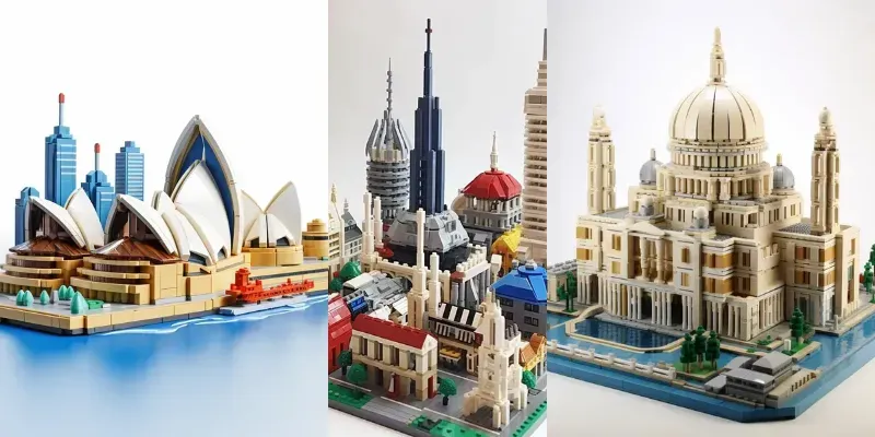 Lego Landmarks Midjourney Prompt | PromptBase