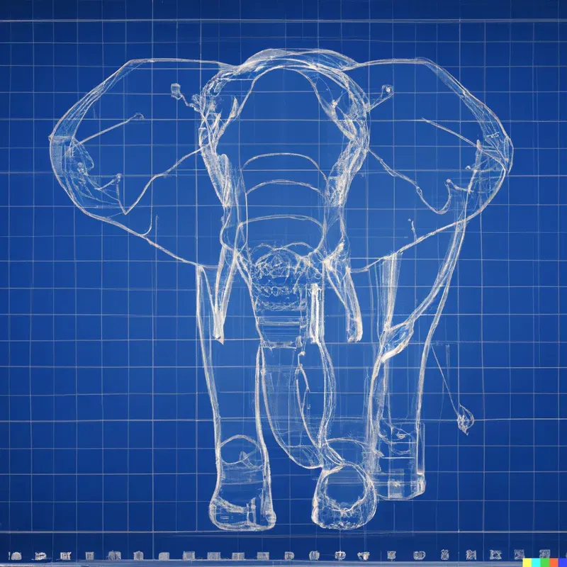 Blueprints DALL·E Prompt | PromptBase