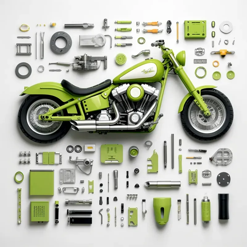 3D Model Exploded Views Midjourney Prompt | PromptBase