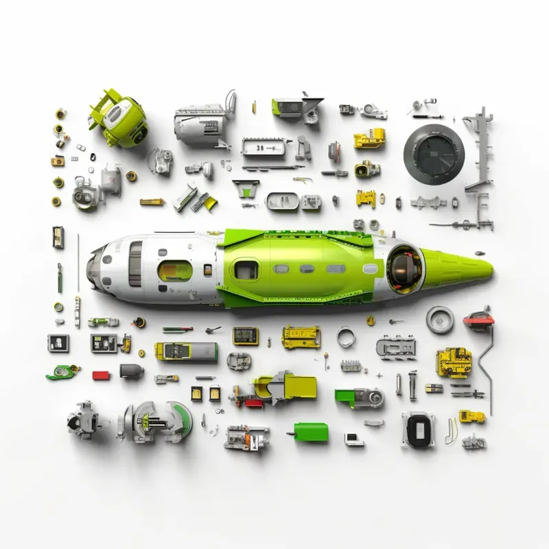 3D Model Exploded Views Midjourney Prompt | PromptBase