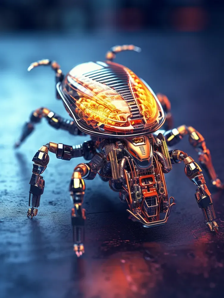 Insects In Cyberpunk Style Midjourney Prompt | PromptBase