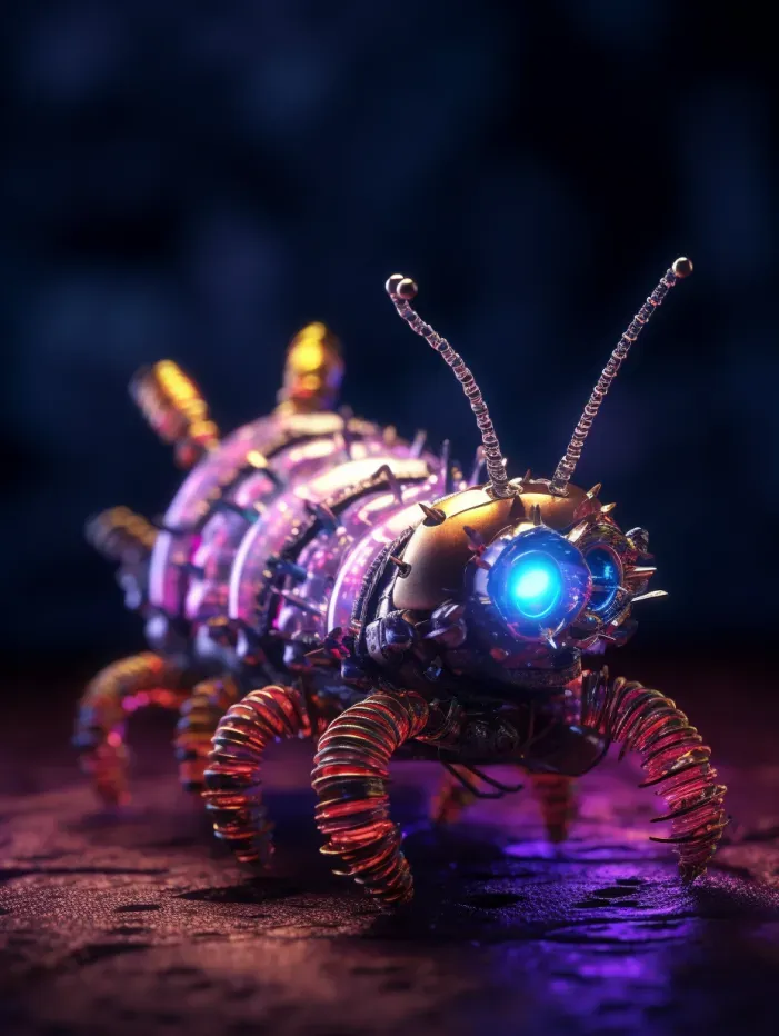 Insects In Cyberpunk Style Midjourney Prompt | PromptBase