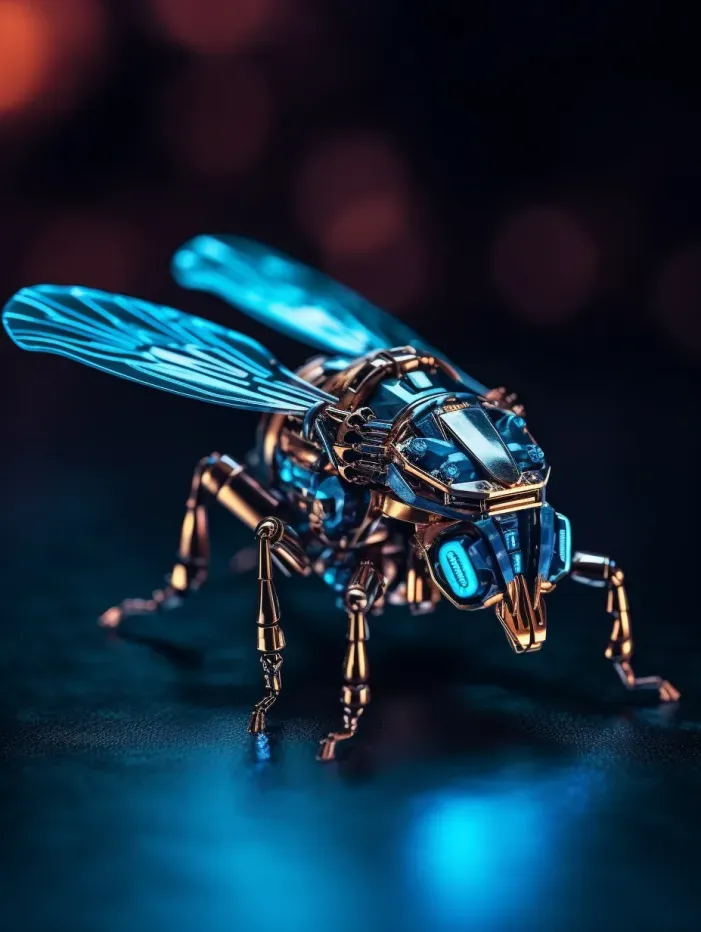 Insects In Cyberpunk Style Midjourney Prompt | PromptBase