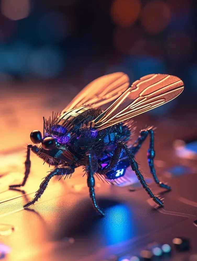 Insects In Cyberpunk Style Midjourney Prompt | PromptBase