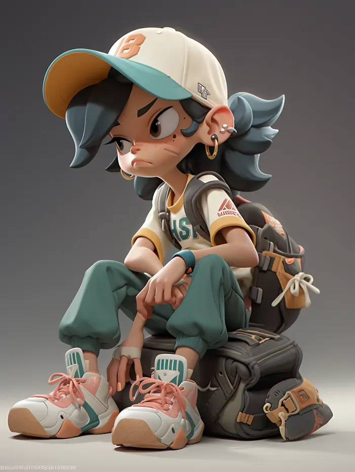 Blind Box Characters In Hiphop Style Midjourney Prompt | PromptBase