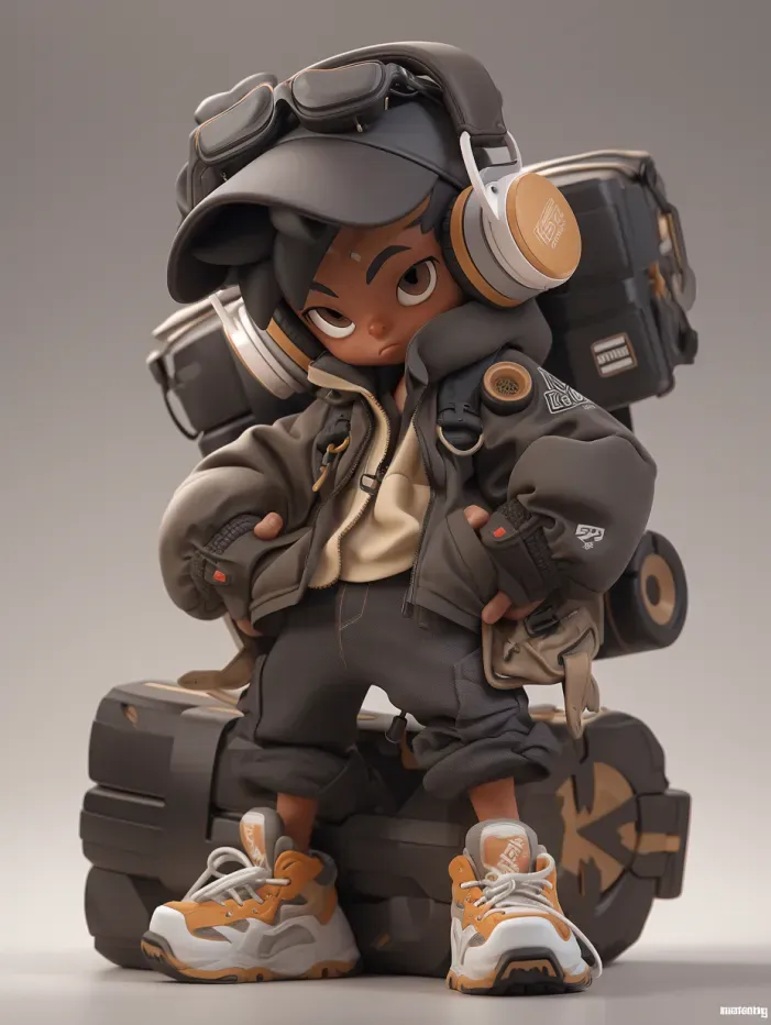 Blind Box Characters In Hiphop Style Midjourney Prompt | PromptBase