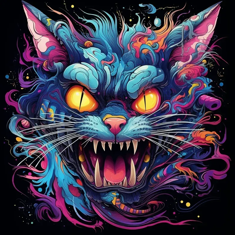 Psychedelic Cartoons Midjourney Prompt | PromptBase