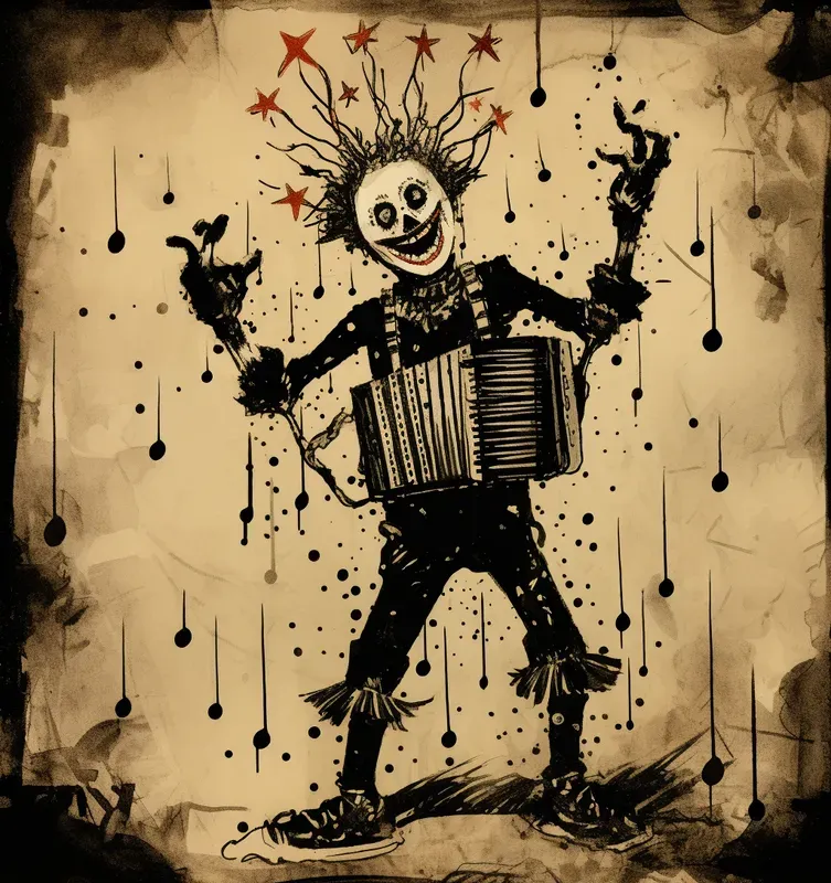 Creepy Ink Drawings Midjourney Prompt | PromptBase