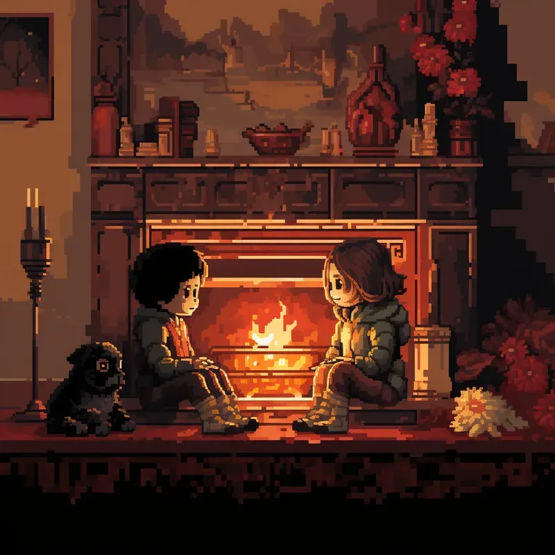 2D Pixel Scenarios Midjourney Prompt | PromptBase