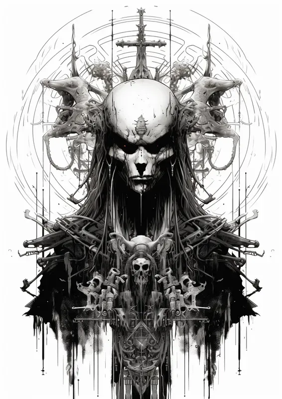 Black Tattoo Designs Midjourney Prompt Promptbase