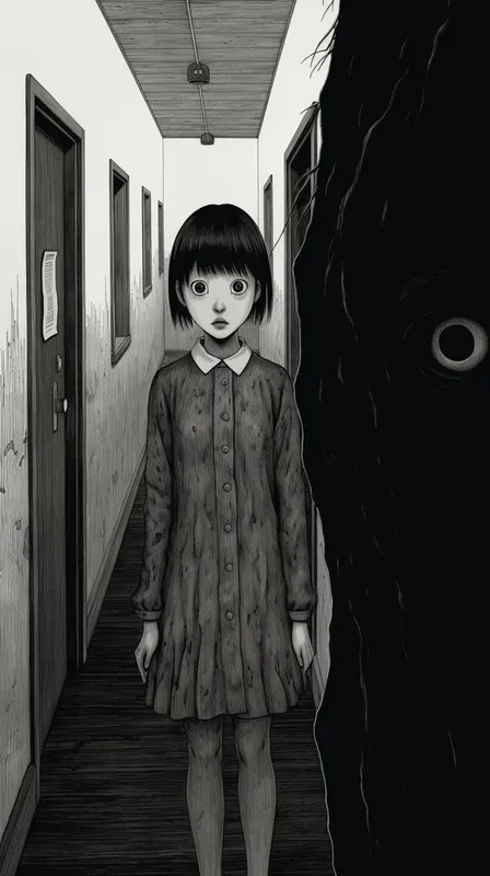 Scary Manga Panels Midjourney Prompt | PromptBase