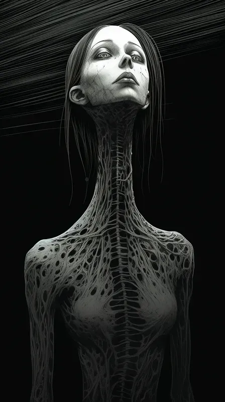 Scary Manga Panels Midjourney Prompt | PromptBase