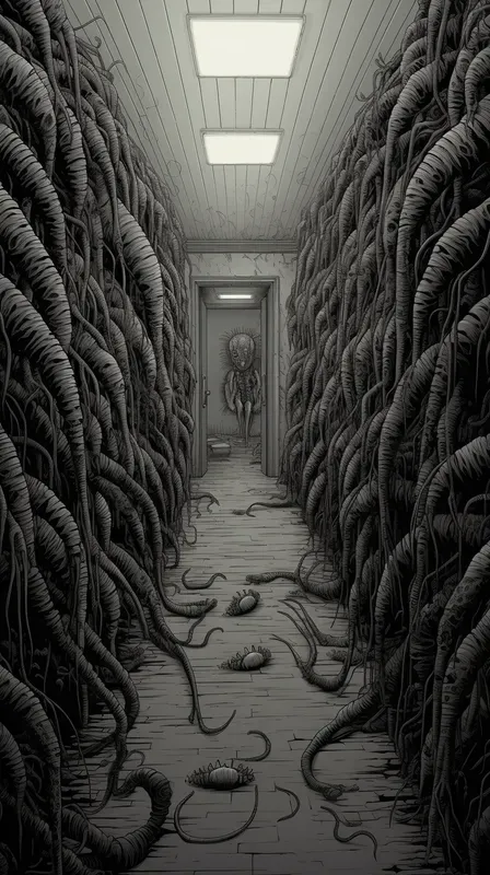 Scary Manga Panels Midjourney Prompt | PromptBase