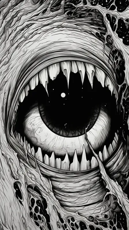 Scary Manga Panels Midjourney Prompt | PromptBase