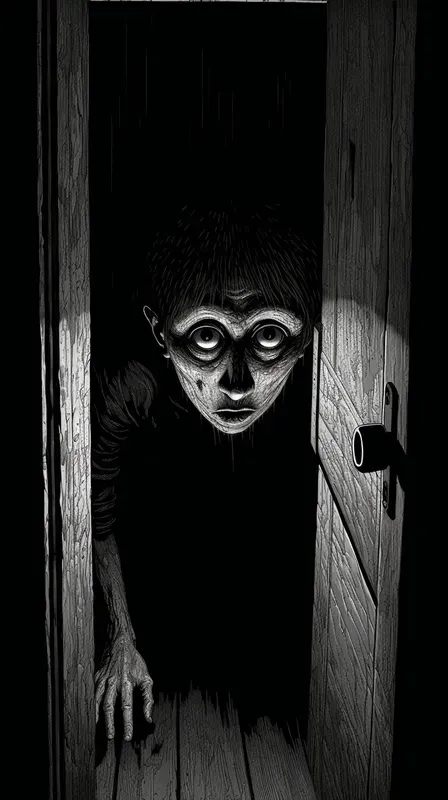 Scary Manga Panels Midjourney Prompt | PromptBase