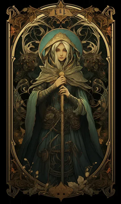 Dark Fantasy Tarot Cards Midjourney Prompt | PromptBase