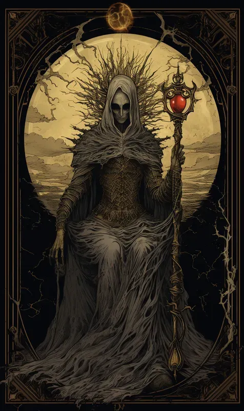Dark Fantasy Tarot Cards Midjourney Prompt | PromptBase