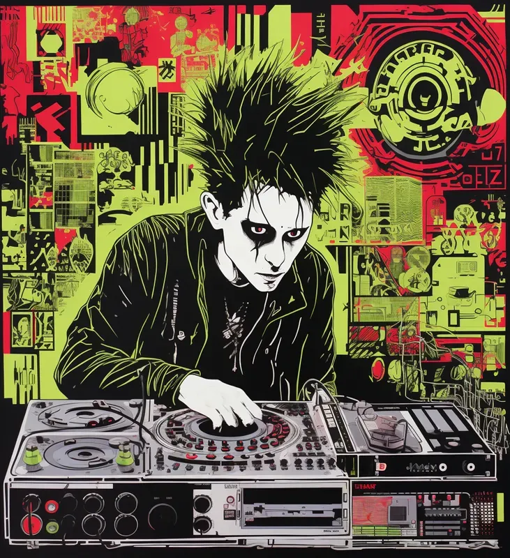 Alternative Punk Albums Covers Midjourney Prompt | PromptBase