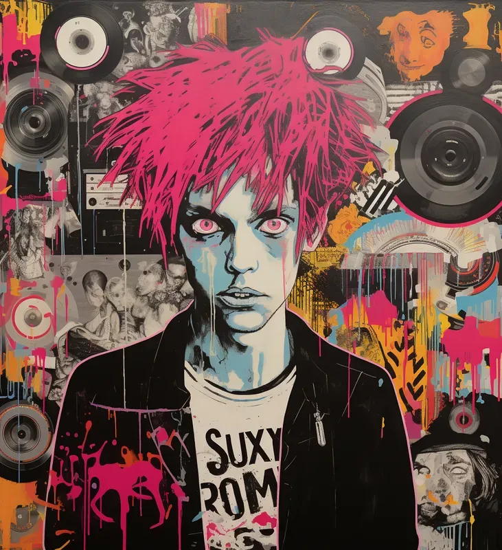 Alternative Punk Albums Covers Midjourney Prompt | PromptBase