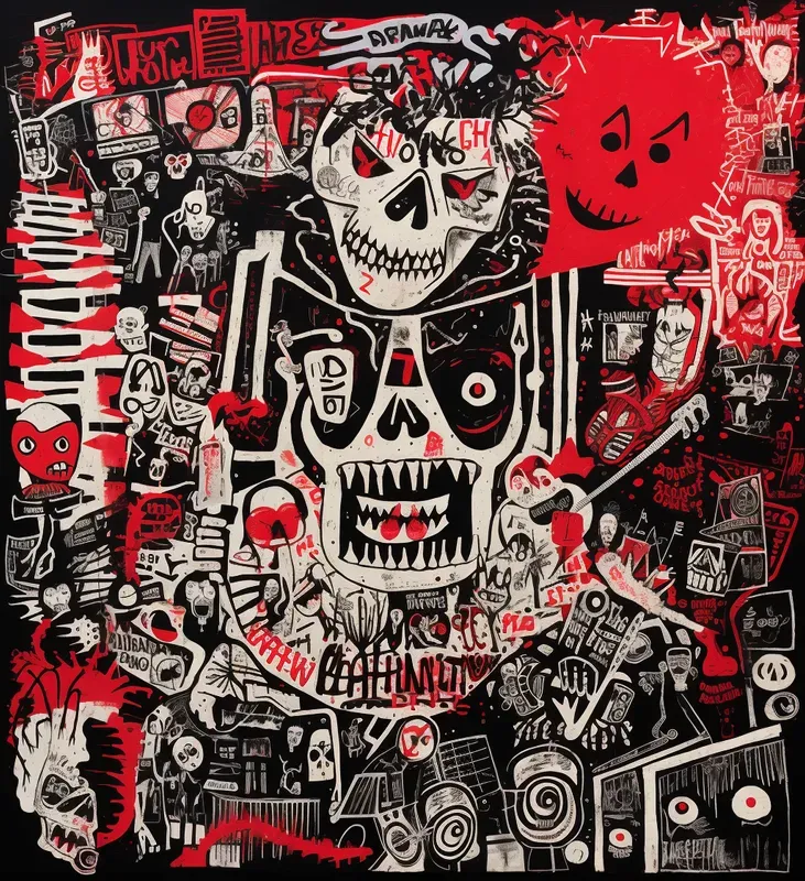 Alternative Punk Albums Covers Midjourney Prompt | PromptBase