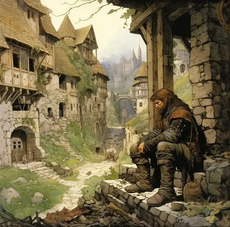 Medieval Comics Midjourney Prompt | PromptBase