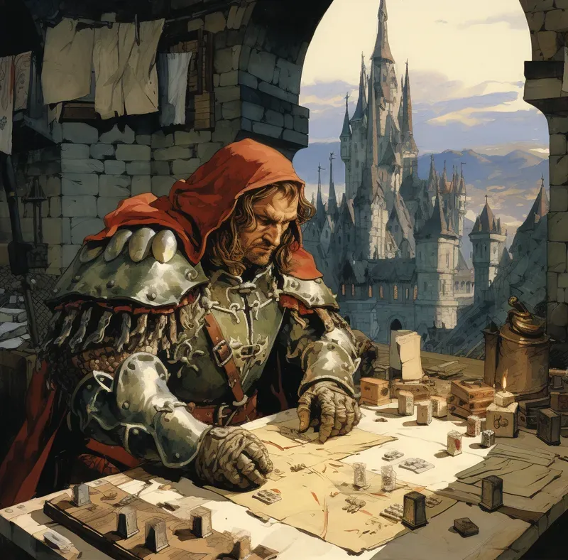 Medieval Comics Midjourney Prompt | PromptBase