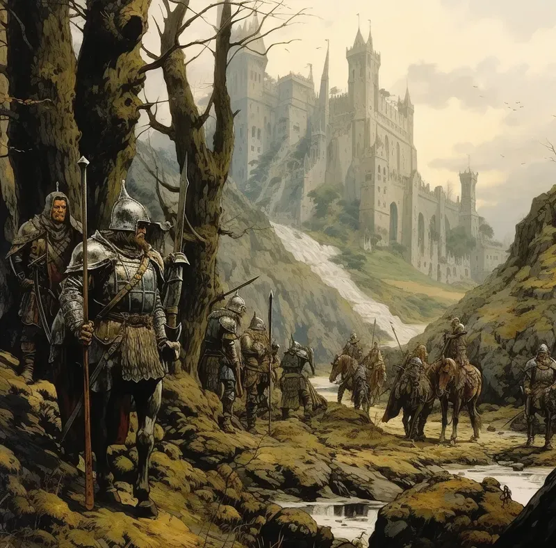 Medieval Comics Midjourney Prompt | PromptBase