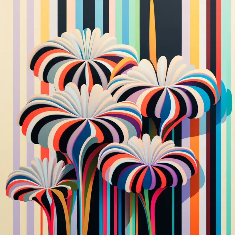 Abstract Linear Art Midjourney Prompt | PromptBase