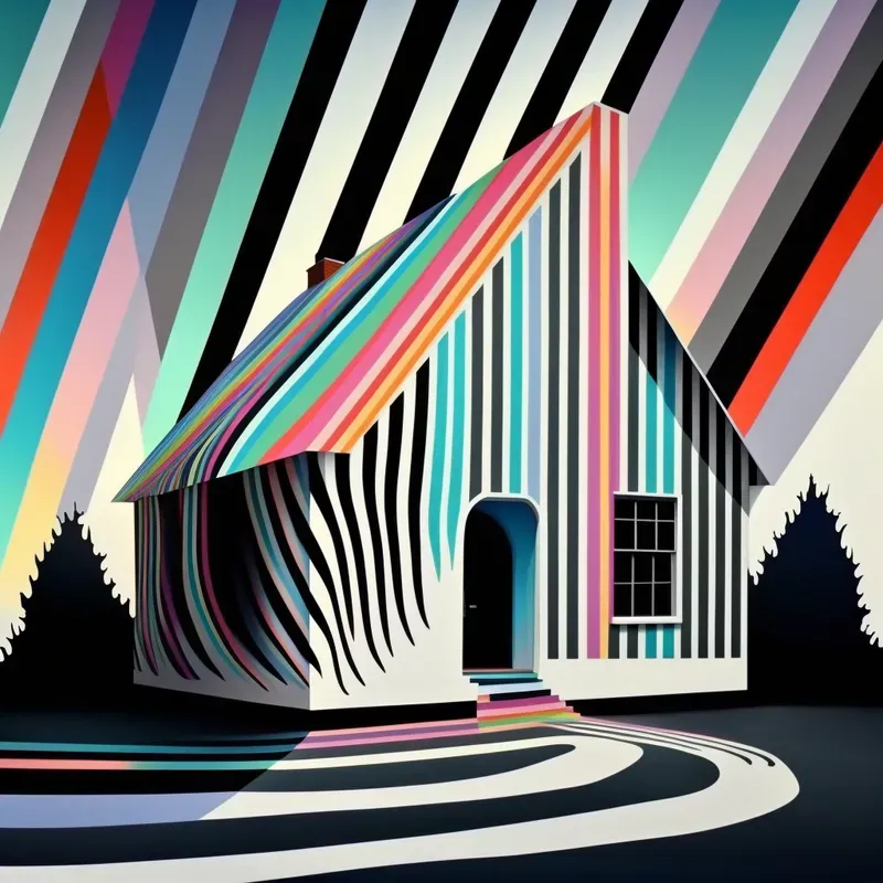 Abstract Linear Art Midjourney Prompt | PromptBase