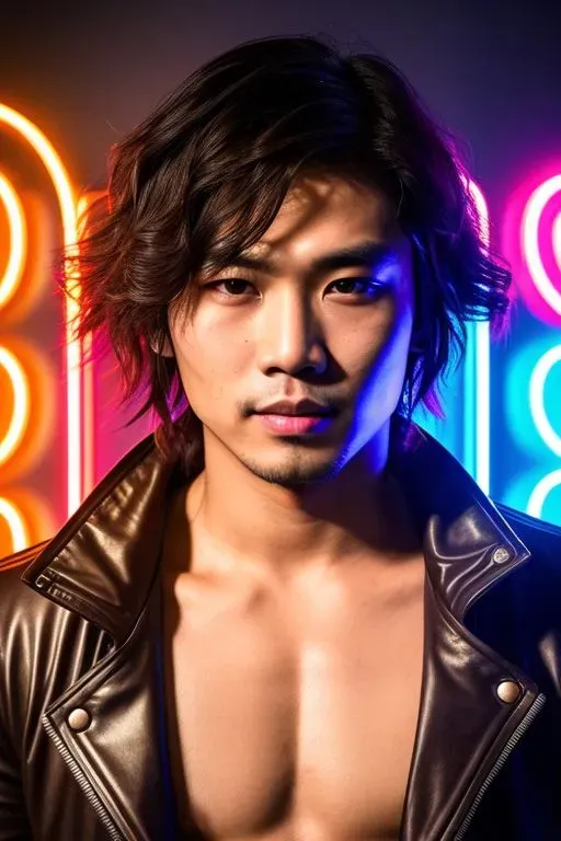 Realistic Neon Portrait Photographs Stable Diffusion Prompt | PromptBase