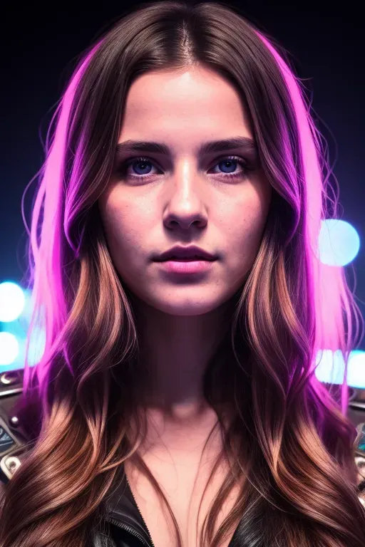 Realistic Neon Portrait Photographs Stable Diffusion Prompt | PromptBase
