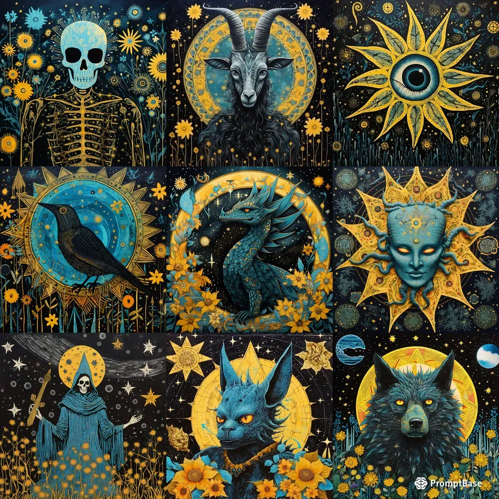 Mysterious Cards Designs Midjourney Prompt | PromptBase