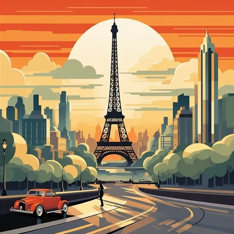 Retro Travel Posters Midjourney Prompt | PromptBase