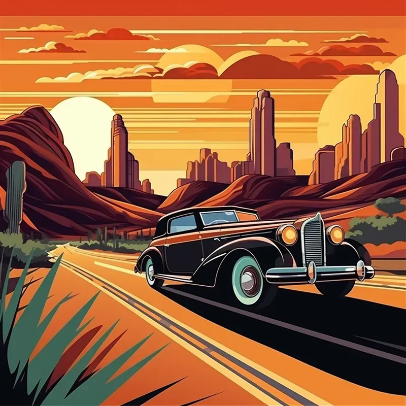 Retro Travel Posters Midjourney Prompt | PromptBase