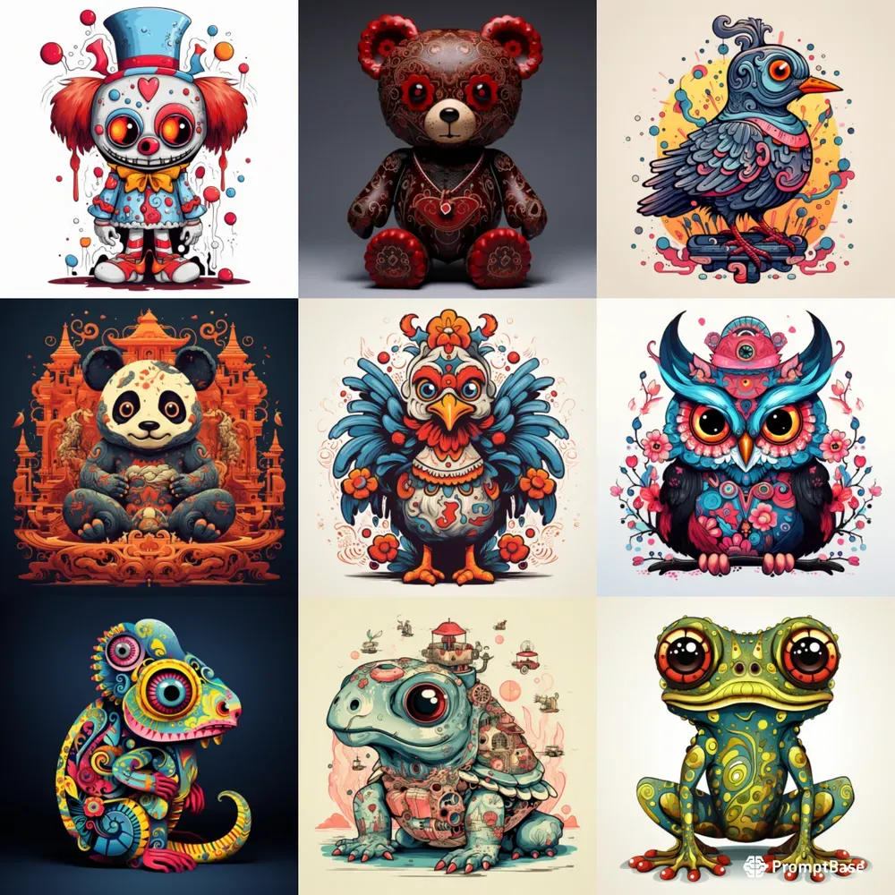 2D Cartoon Style Graphics Midjourney Prompt | PromptBase