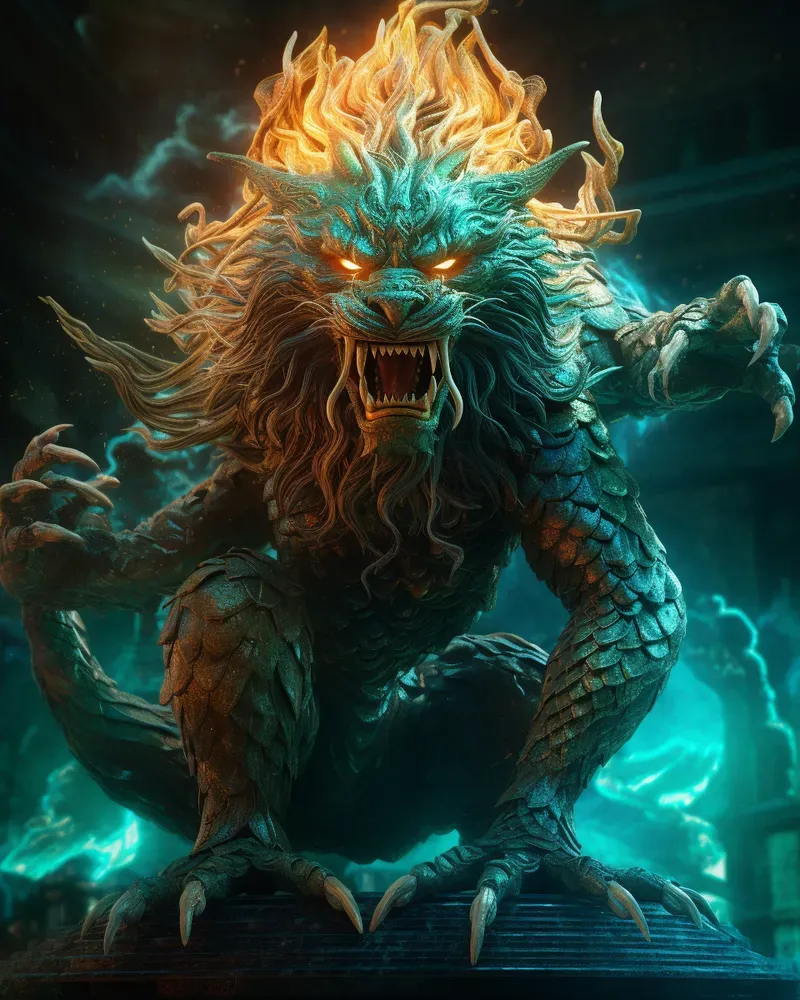 Countries Mythical Creatures Midjourney Prompt | PromptBase