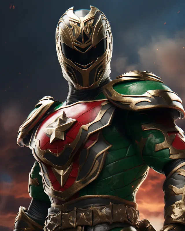 Country Power Rangers Midjourney Prompt | PromptBase