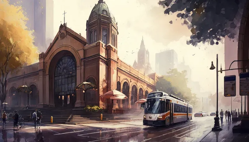 Watercolor Cityscapes Midjourney Prompt | PromptBase