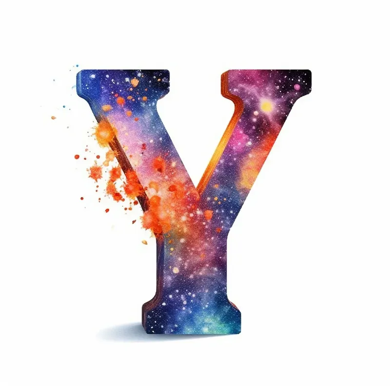 Cosmic Colorful Letters Midjourney Prompt | PromptBase