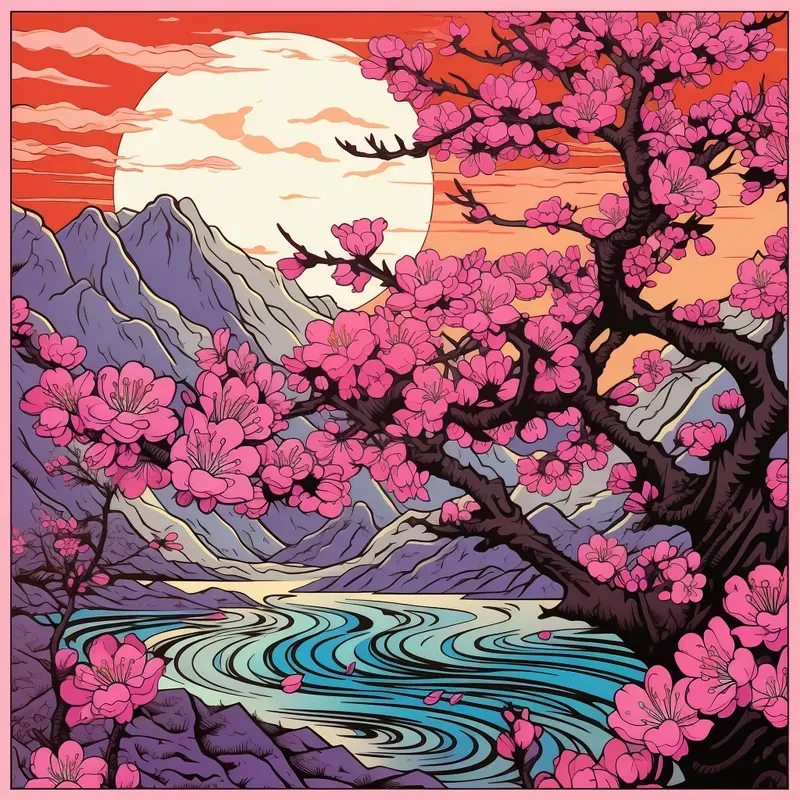 Japanese Ukiyoe Illustrations Midjourney Prompt | PromptBase