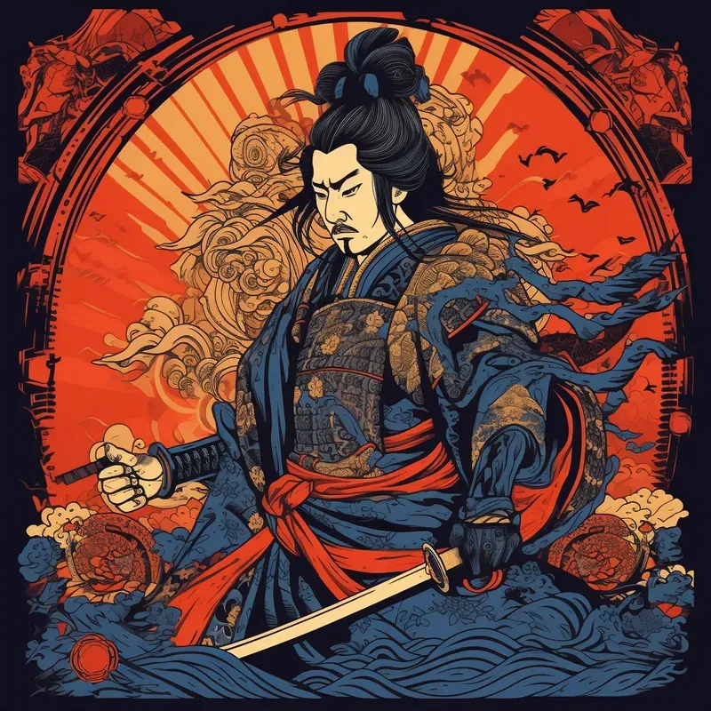 Japanese Ukiyoe Illustrations Midjourney Prompt | PromptBase