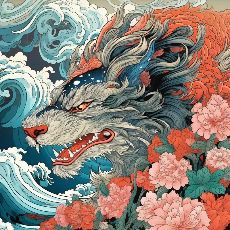 Japanese Ukiyoe Illustrations Midjourney Prompt | PromptBase