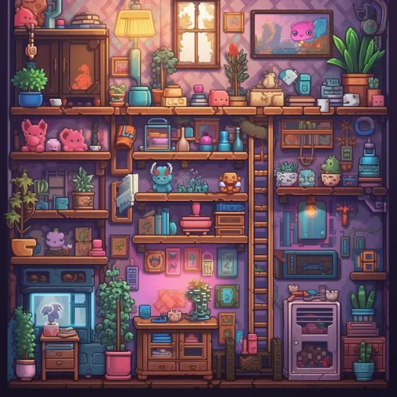 Pixel Art Illustrations Midjourney Prompt | PromptBase