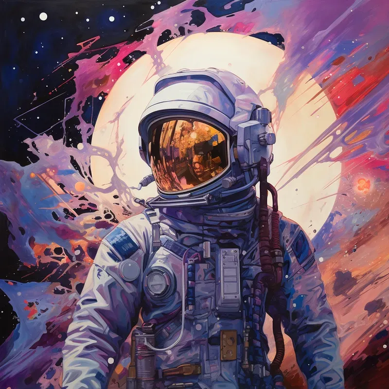 Enigmatic Cosmic Paintings Midjourney Prompt | PromptBase