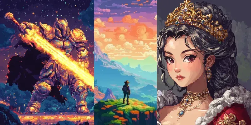 Pixel Art Bundle | PromptBase