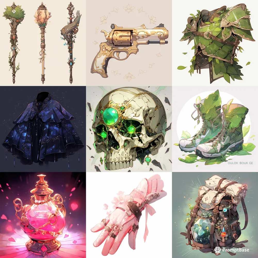 DnD Tabletop Objects Artifacts Art RPGs Midjourney Prompt | PromptBase