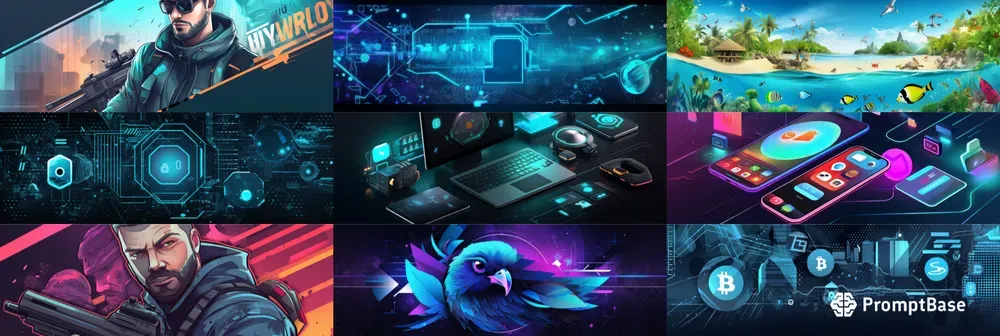 Professional Twitter Profile Banners Midjourney Prompt | PromptBase