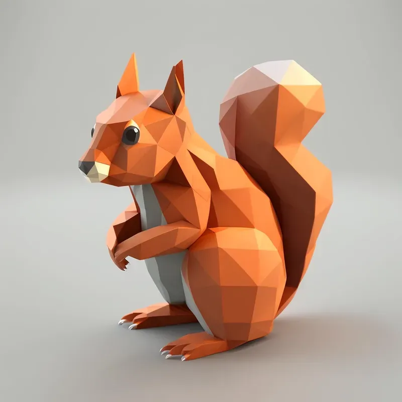 Low-poly Animal Characters Midjourney Prompt | PromptBase