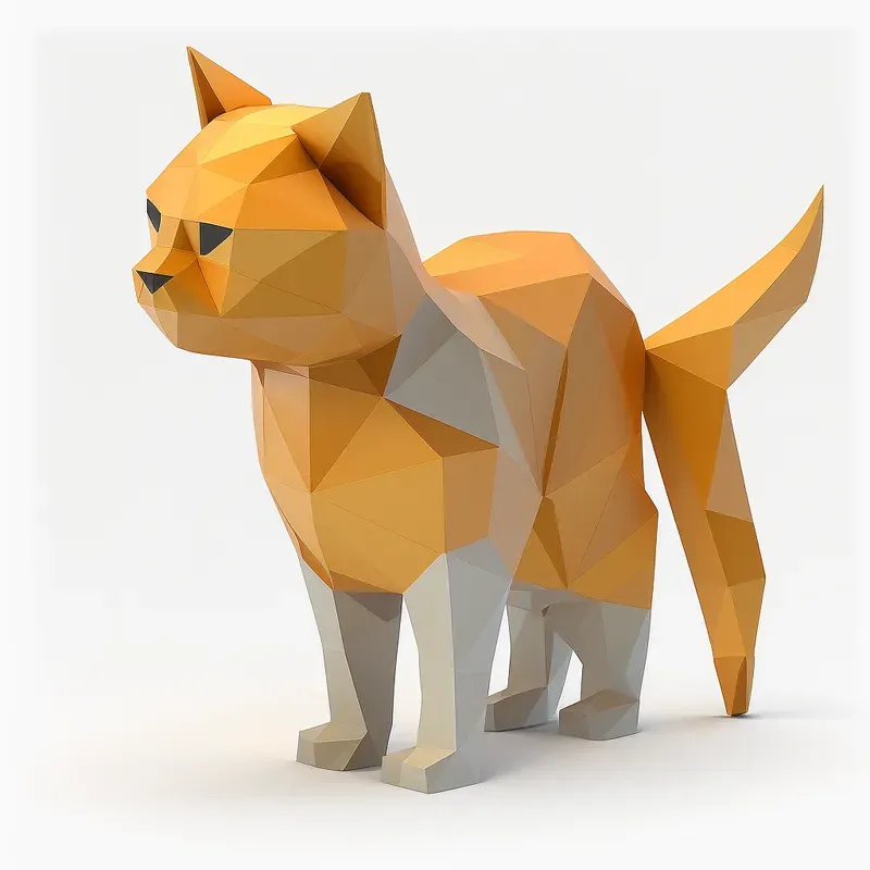 Low-poly Animal Characters Midjourney Prompt | PromptBase